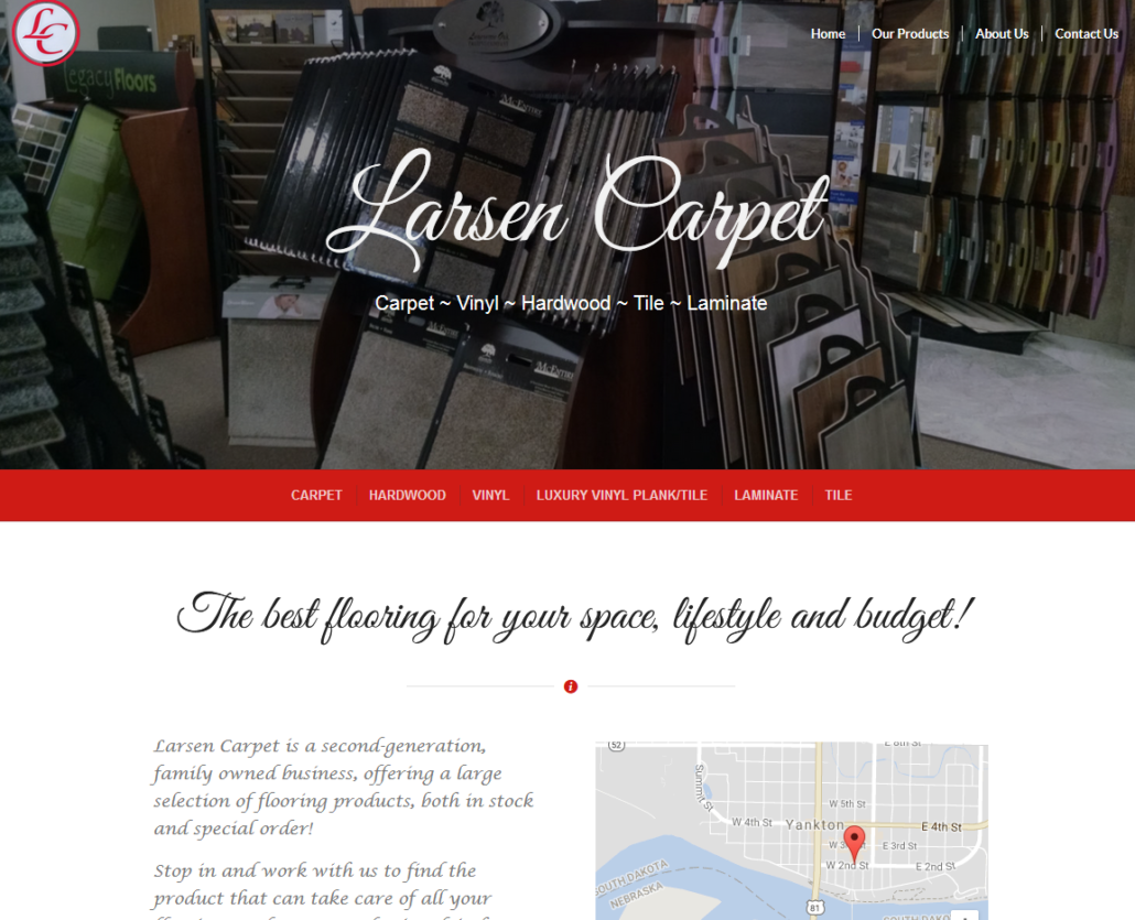 Larsen Carpet - Heartland Internet Solutions